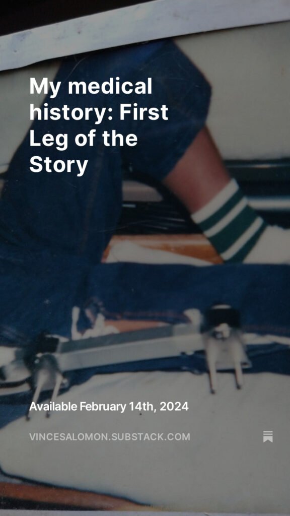 My medical history: First Leg of Story - ImagoFutura LLC